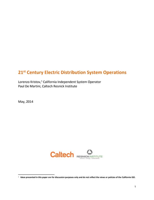 Two Visions of a Transactive Electric System | PDF