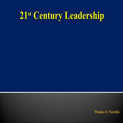 21st Century Leadership | PPT