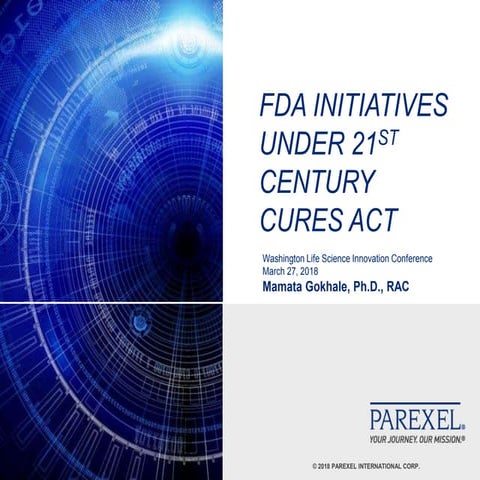 FDA Initiatives Under The 21st Century Cures Act | PPTX