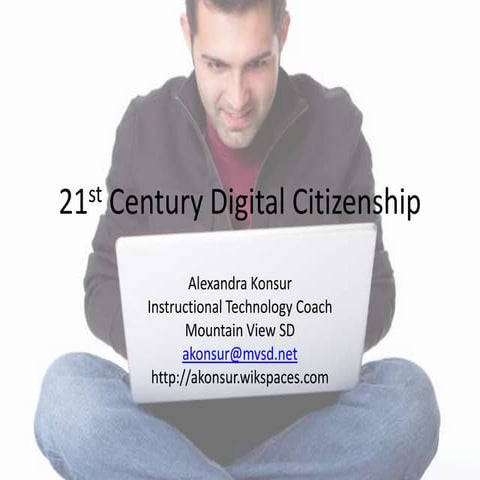 21st century digital citizenship | PPTX