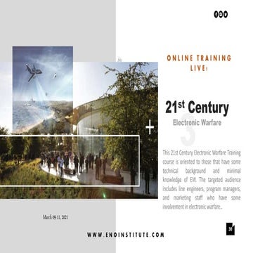 21st century Electronic Warfare Training | PPTX