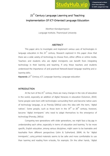 Group 1 - Implementation The use of ICT in ELT.pptx