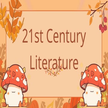 21st Century Literature (Quiz).pptxzzczzxcz | PPTX