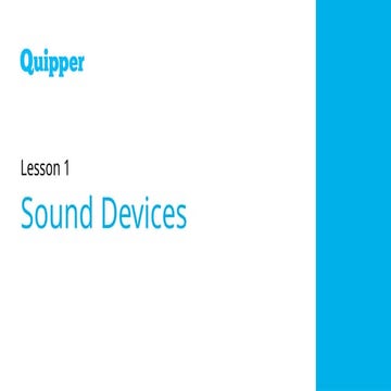 Sound Devices in Literature (Figures of Sounds) | PPTX
