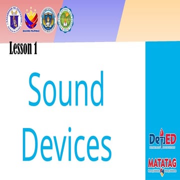 Sound Devices in Literature (Figures of Sounds) | PPTX