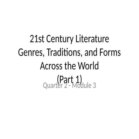 21st-Century-Literature-from-the-Philippines11_q2_m3_Literary-Genres ...