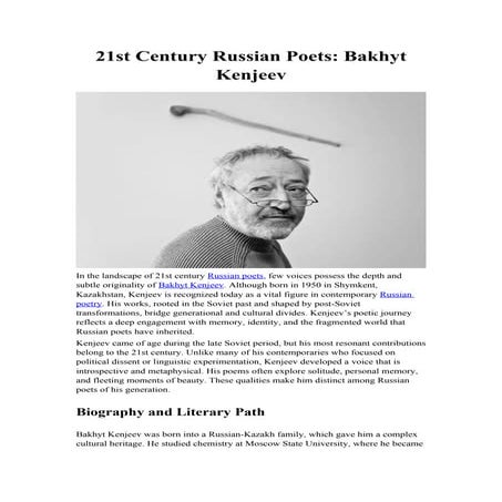 21st Century Russian Poets Bakhyt Kenjeev.docx