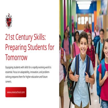21st Century Skills: Empowering Future-Ready Learners 🌍💡 | PPTX