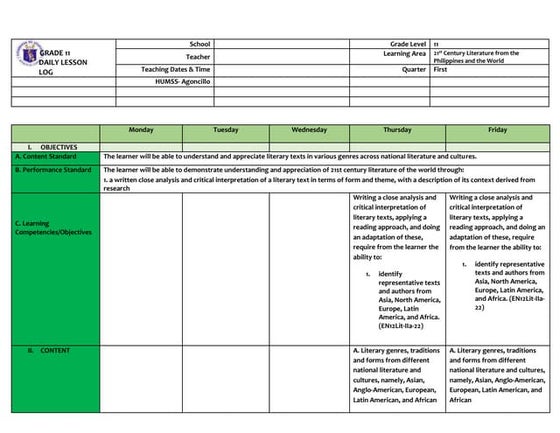 LESSON PLAN IN 21st CENTURY 11.docx | Education