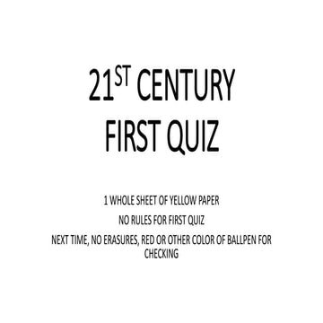 21st first quiz.pptx