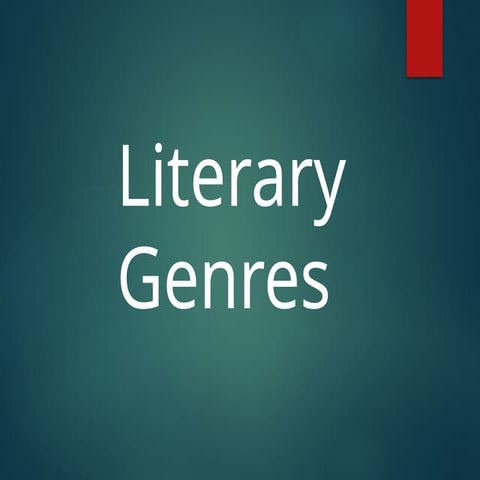 Types of Genres | PPT