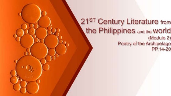 21st Century Literature-Poetry and Hyperpoetry .pptx | Poetry | Books and Literature