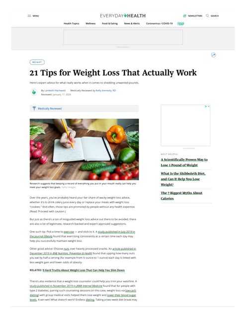 weight loss tips for womens | PPT