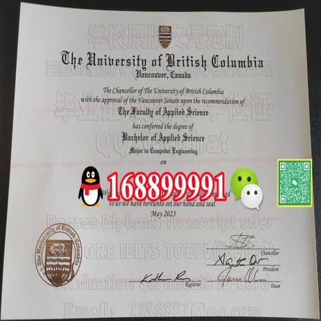 University of British Columbia degree offer diploma Transcript | PDF