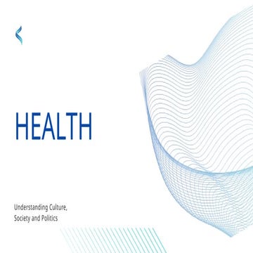 21 ucsp Health understands culture socie | PPTX