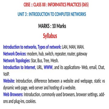 unit 1 iwt internet and web technology rgpv syllabus | PPTX