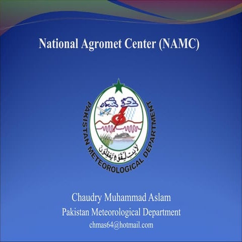 NAMC Presentation (22 April, 2015) | PPT