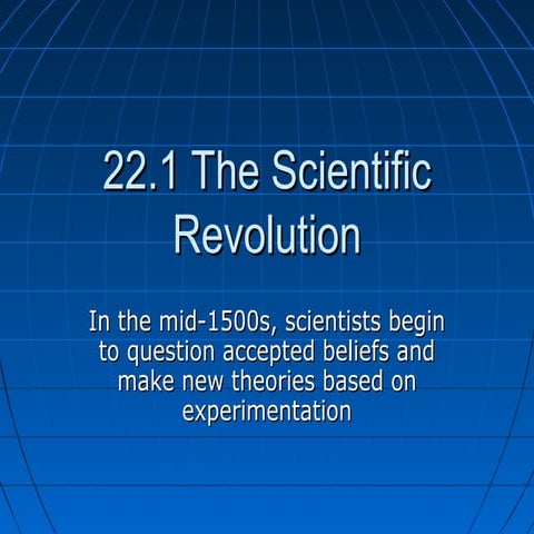 Scientific revolution | PPTX