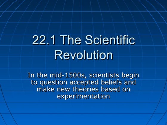 Scientific revolution | PPTX