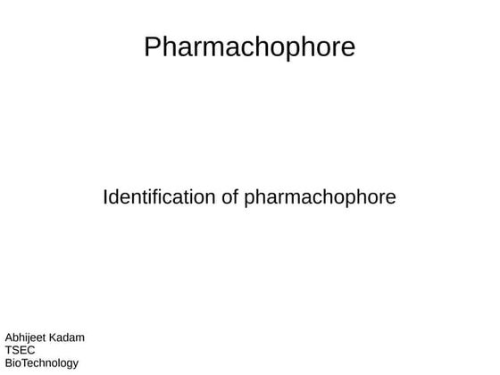 Pharmacophore modeling | PDF | Chemistry | Science