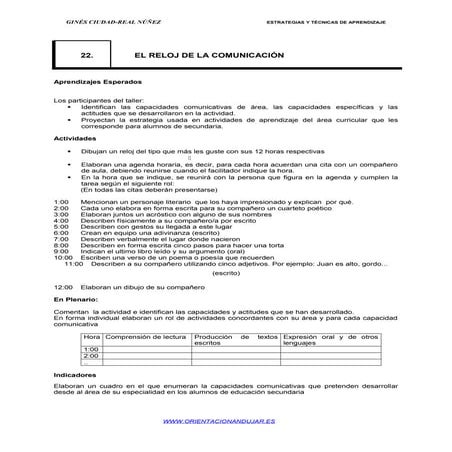 22. el-reloj-de-la-comunicación | DOC