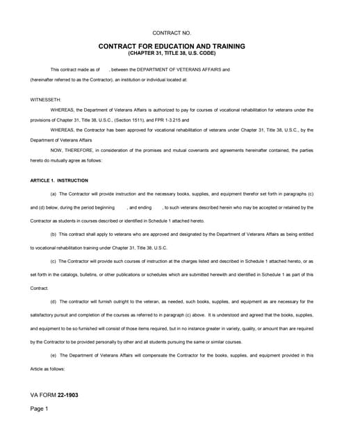 Contract agreement for provision | PDF