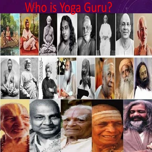 Who is Yoga Guru | PPT