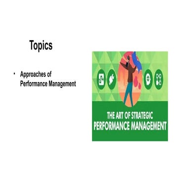 approaches to performance management - POM2 | PPTX