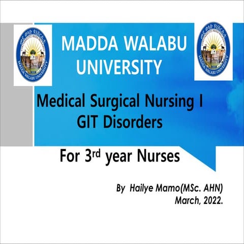 Lower Gastrointestinal Tract (GIT) Disorders | PDF