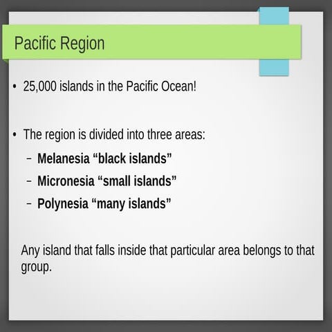 The Pacific Islands Physical Geography20.3 | PPTX