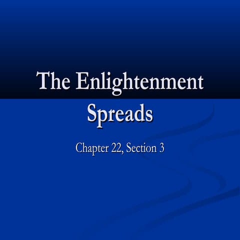 22.3 the enlightenment spreads | PPT