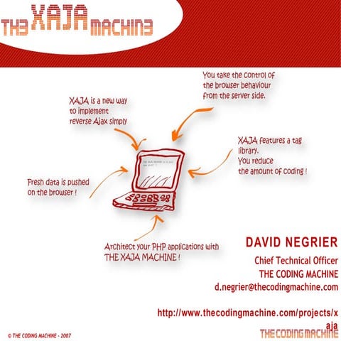 Xaja Reverse Ajax Framework Ppt