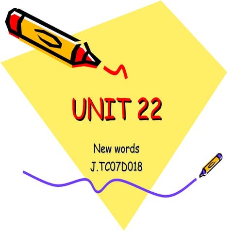 22 Unit | PPT