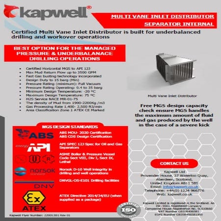 Multi vane inlet distributor | PDF