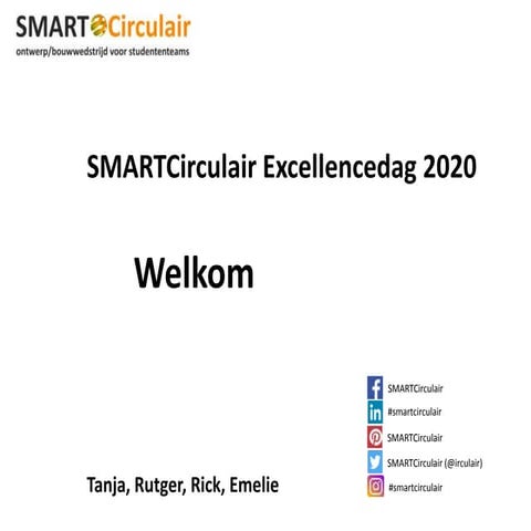 SMARTCirculair Excellencedag 2020 | Openingspresentatie | PPT