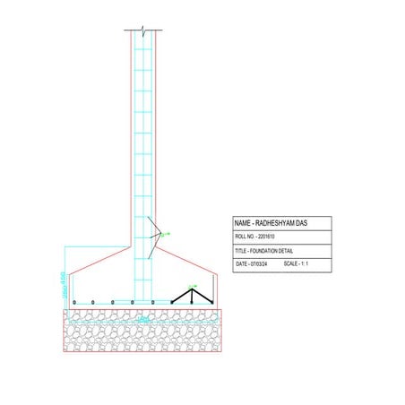 FOUNDATION DETAILING BY USING AUTOCAD AAAA | PDF