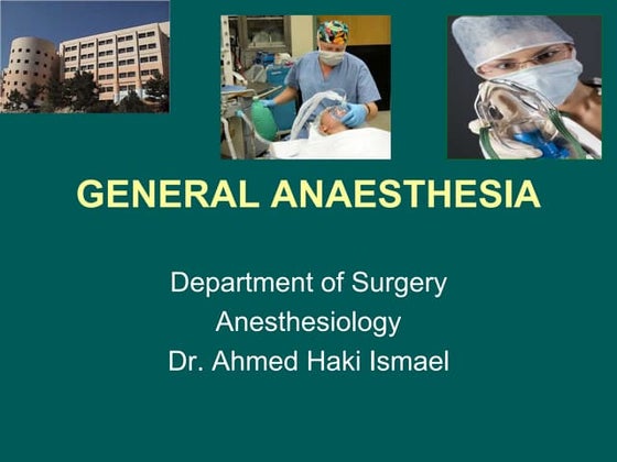 Stages of anesthesia | PPT
