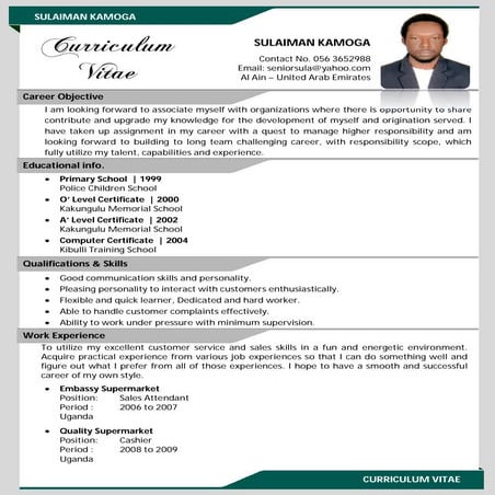 Sulaiman CV | PDF