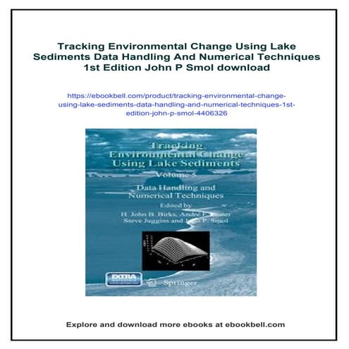 Tracking Environmental Change Using Lake Sediments Data Handling And ...