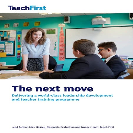 The Next Move - Delivering a World-Class Programme | PDF