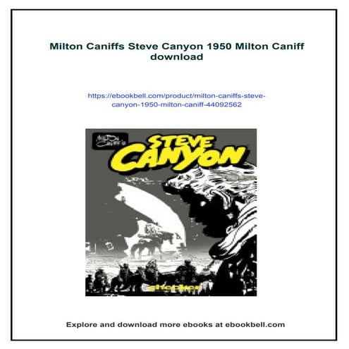 Milton Caniffs Steve Canyon 1950 Milton Caniff | PDF
