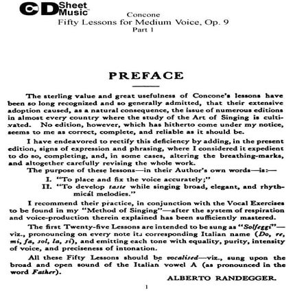 220486908 concone-50-lessons-for-medium-voice-op-9-part-1 | PDF