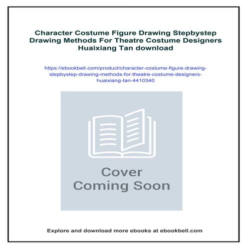 Character Costume Figure Drawing Stepbystep Drawing Methods For Theatre ...
