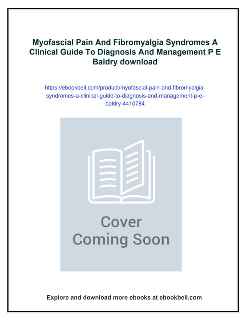 Myofascial Pain Syndrome | PPTX