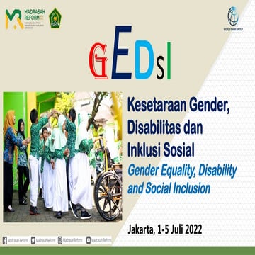 Modul pembelajaran gedsi revisi terbaru untuk kelas tingakat mene bah ...