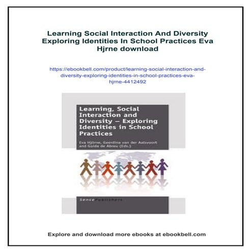 Learning Social Interaction And Diversity Exploring Identities In ...