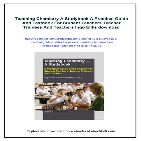 Teaching Chemistry A Studybook A Practical Guide And Textbook For ...