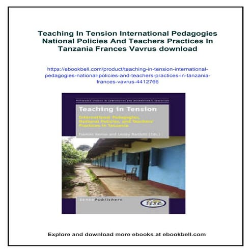 Teaching In Tension International Pedagogies National Policies And ...
