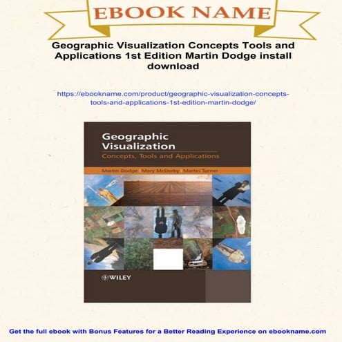 Geographic Visualization Concepts Tools and Applications 1st Edition Martin Dodge | PDF