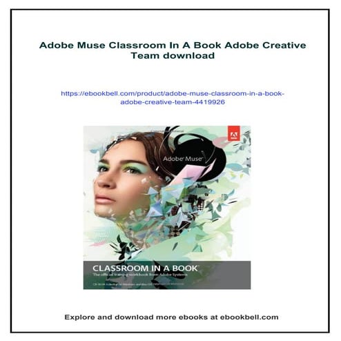 Adobe Muse Classroom In A Book Adobe Creative Team | PDF